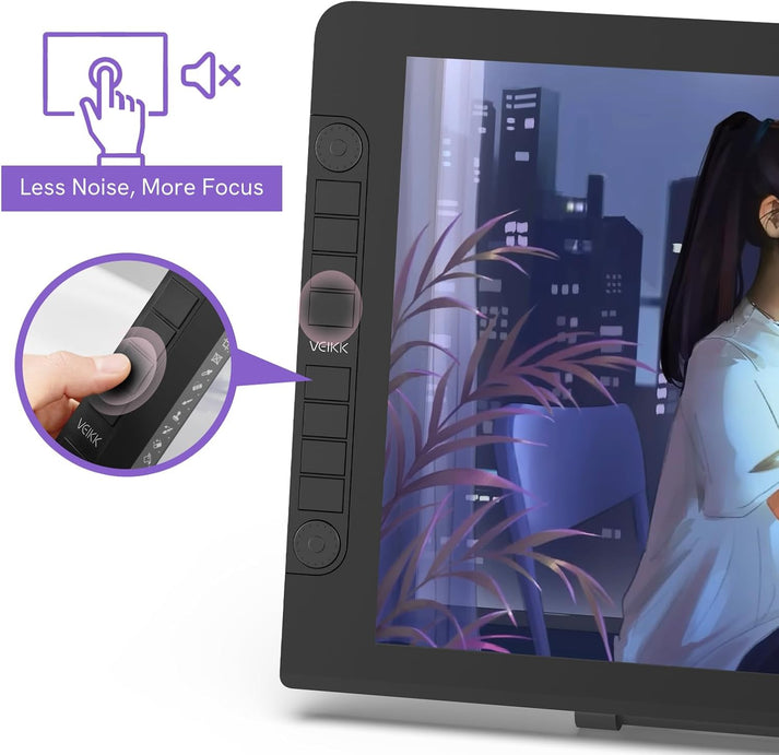 VEIKK VK2200PRO Drawing Monitor,21.5 Inch Full-Laminated Screen,with 2 ...